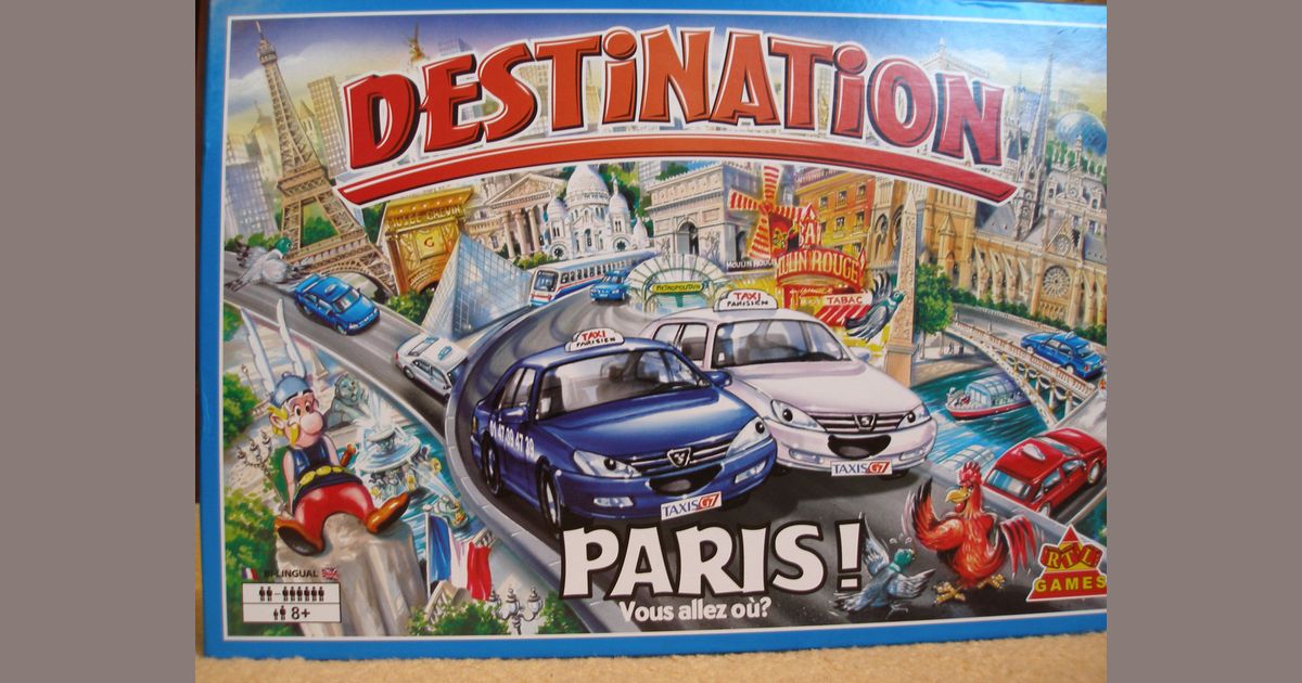 Destination Paris | Board Game | BoardGameGeek