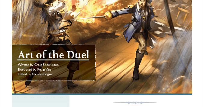 Art of the Duel | RPG Item | RPGGeek