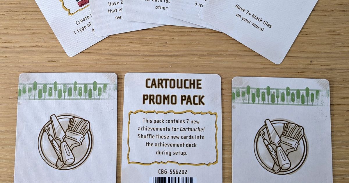 Cartouche: Promo Pack | Board Game | BoardGameGeek