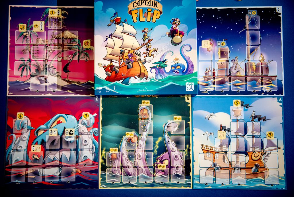 Captain Flip - Review @BoardGameColors | Captain Flip