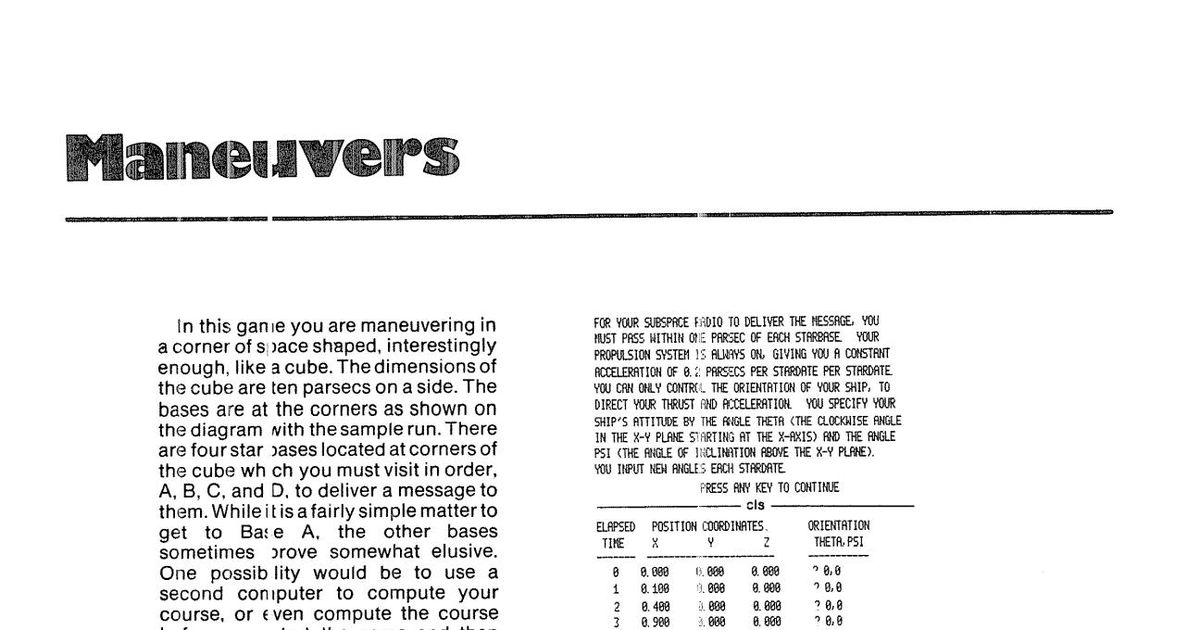 Maneuvers | Video Game | BoardGameGeek