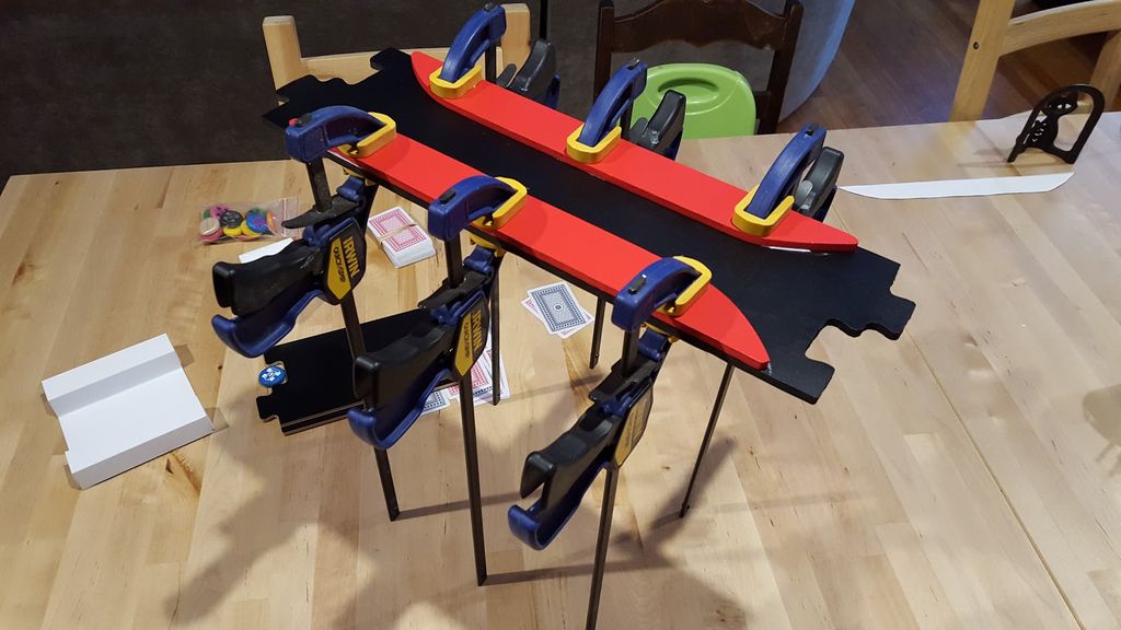 My custom Pitch Car track pieces... | PitchCar