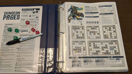 Print and storing | Dungeon Pages: Core Set