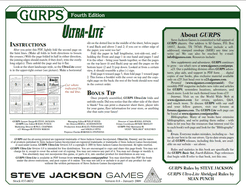 GURPS Ultra-Lite | RPG Item | BoardGameGeek