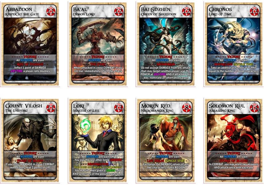 shadow hunter all weapons