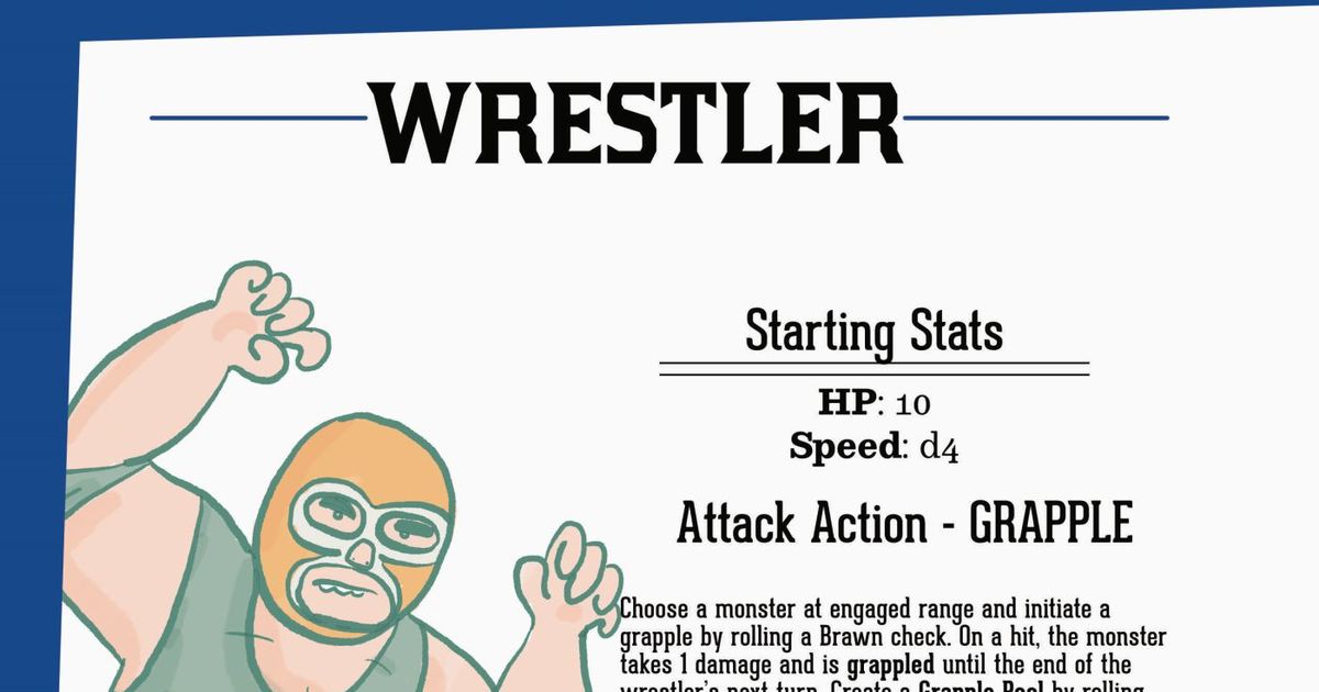 Wrestler | RPG Item | RPGGeek