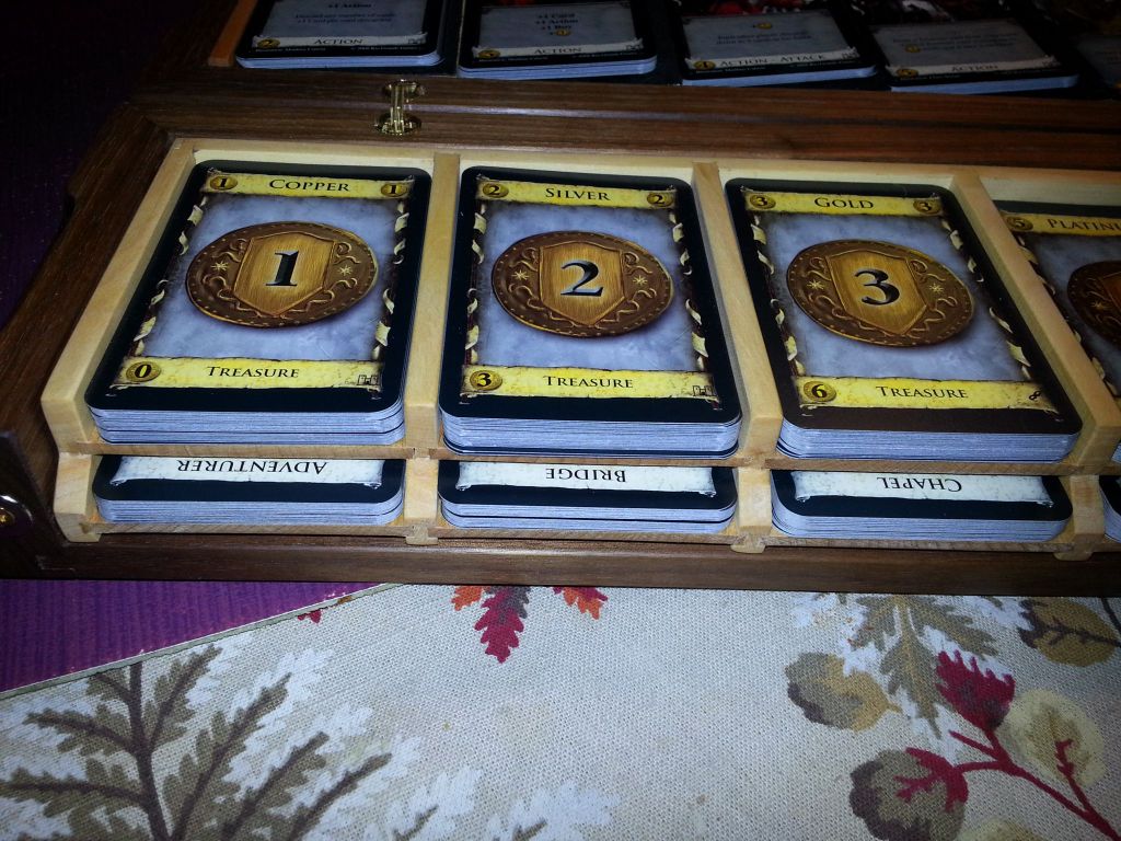 Custom Hardwood Playmat and Travel Box for Dominion | Dominion