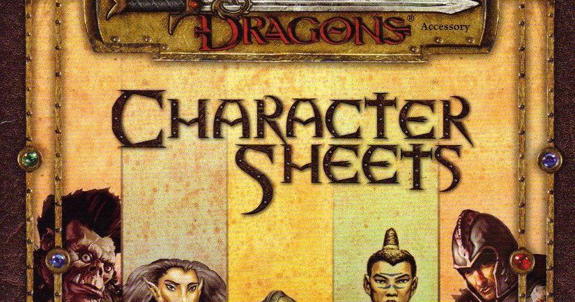 Character Sheets | RPG Item | BoardGameGeek