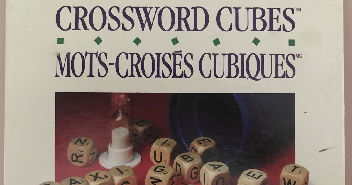 Scrabble Crossword Cubes Game | Board Game | BoardGameGeek
