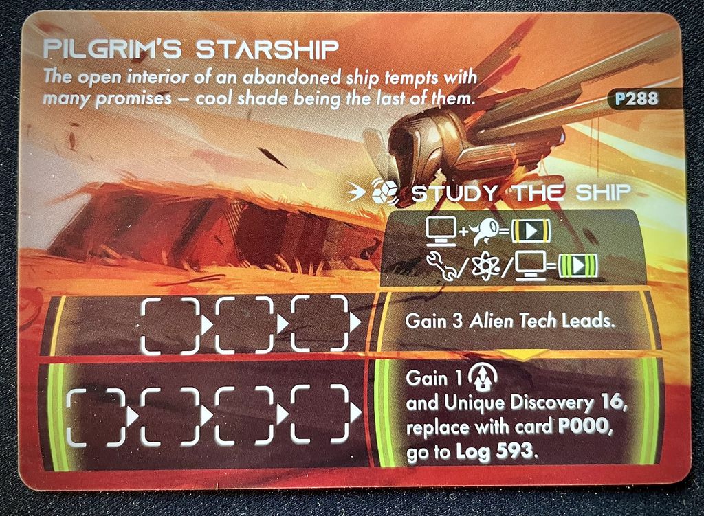 Missing POI card P288 | ISS Vanguard