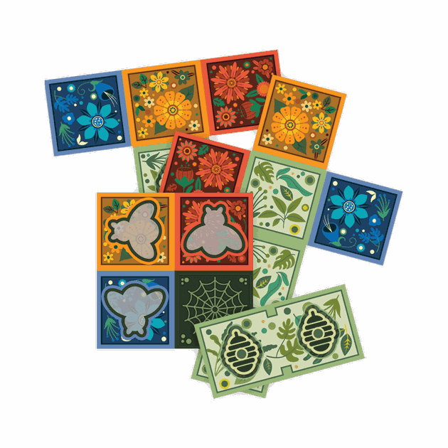 Flower Fields: Flower Mix Promo Tiles | Board Game | BoardGameGeek