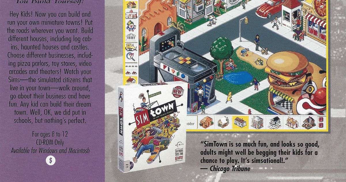 SimTown | Video Game | VideoGameGeek