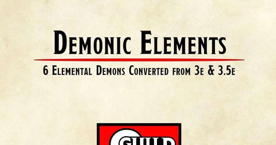 Demonic Elements | RPG Item | RPGGeek