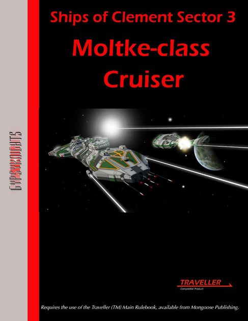 Ships of Clement Sector 03: Moltke-class Cruiser | RPG Item | RPGGeek