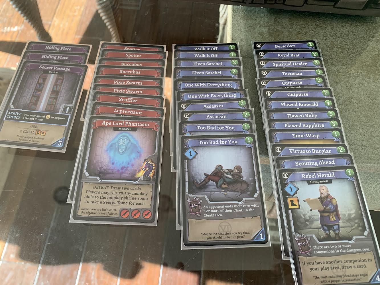 Requesting the List of Cards from the Dungeon Deck Please | Clank ...