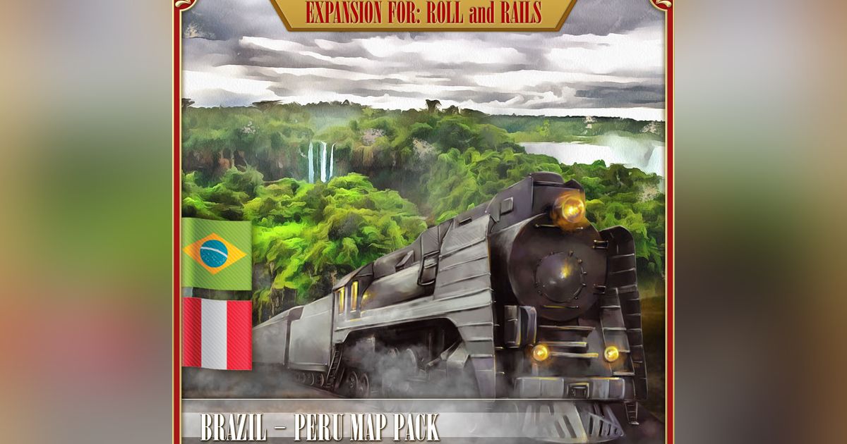 Roll and Rails: Brazil – Peru Map Pack | Board Game | BoardGameGeek