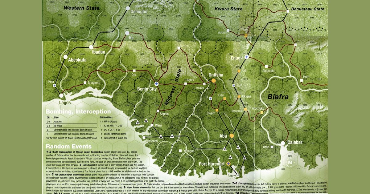Wargames on modern African history
