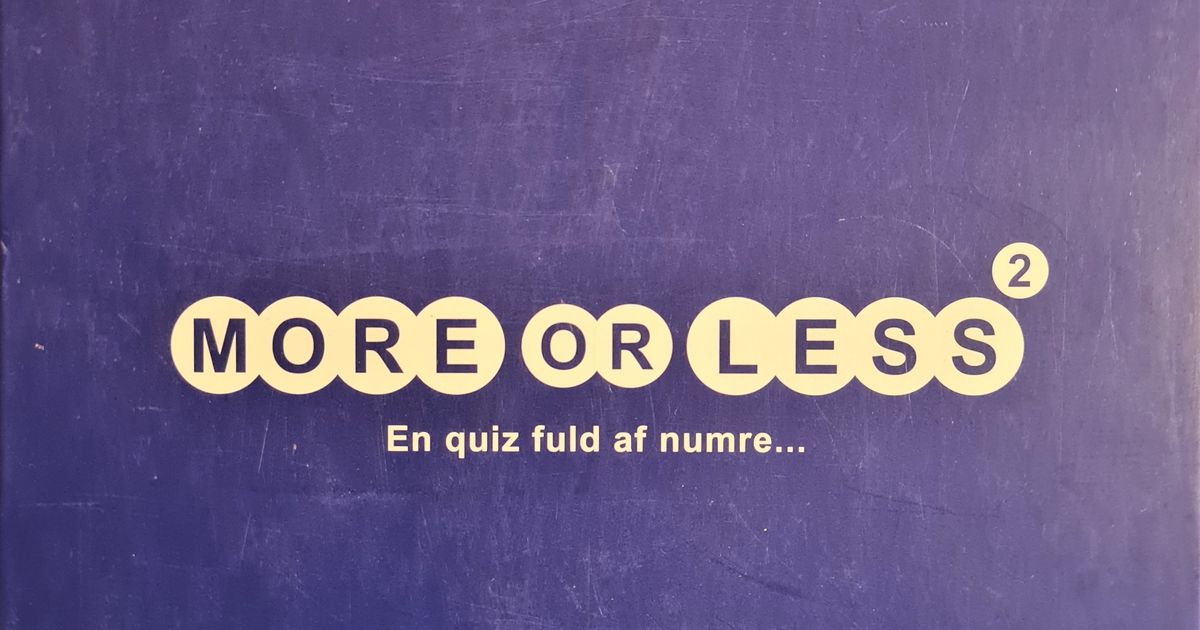 More or Less 2 | Board Game | BoardGameGeek