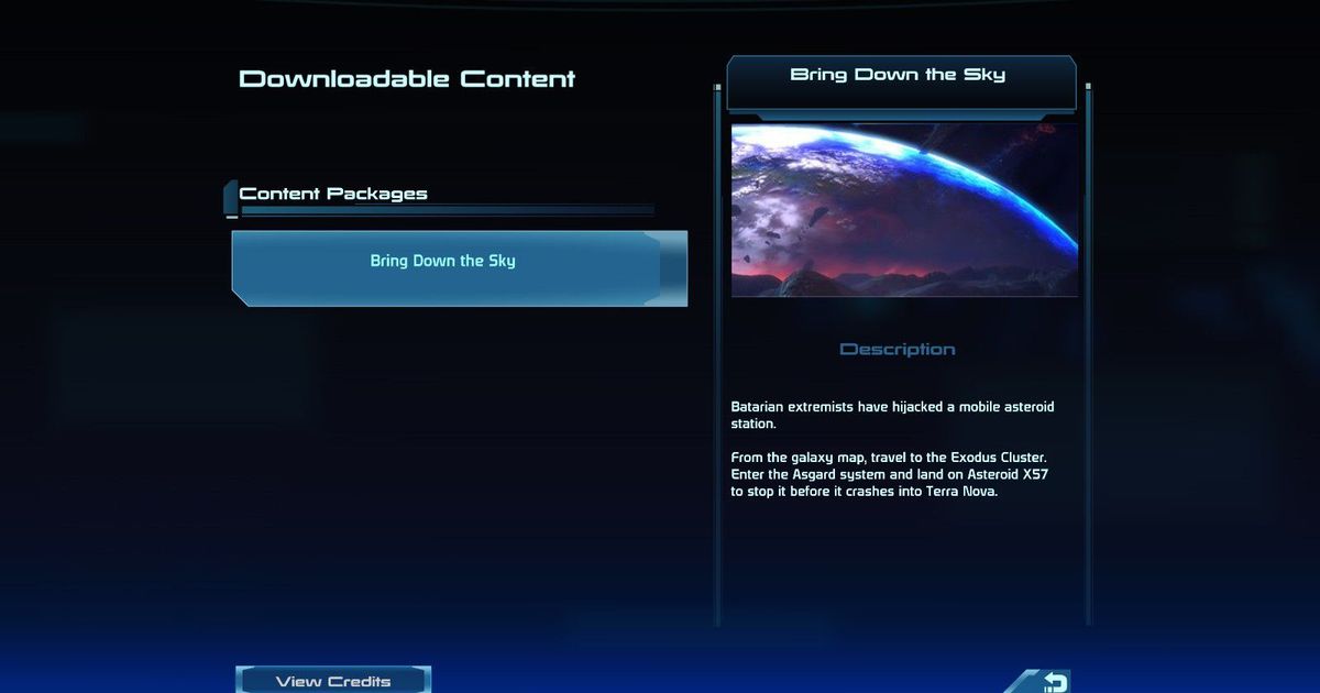 Mass Effect Bring Down The Sky Video Game Videogamegeek