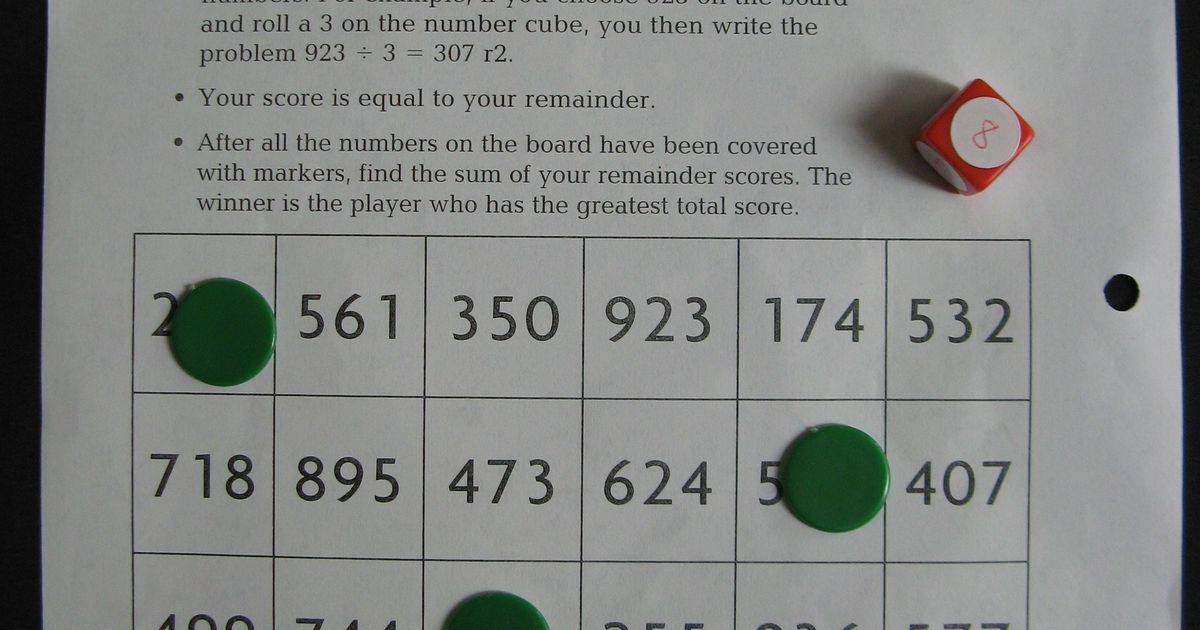 Remainders Game | Board Game | BoardGameGeek