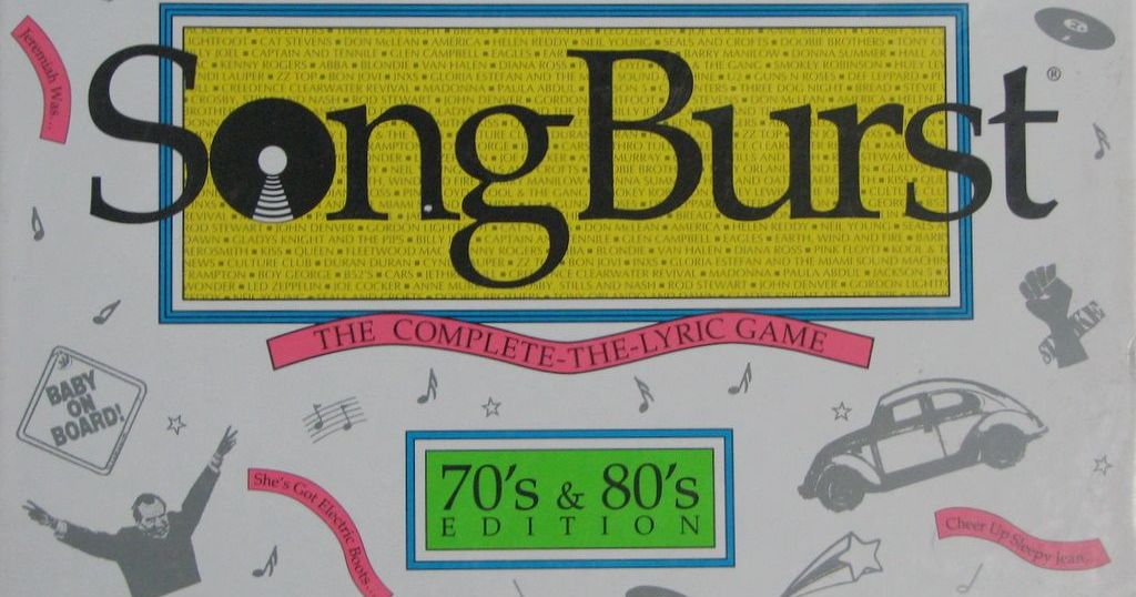 Songburst: 70's & 80's Edition | Board Game | BoardGameGeek