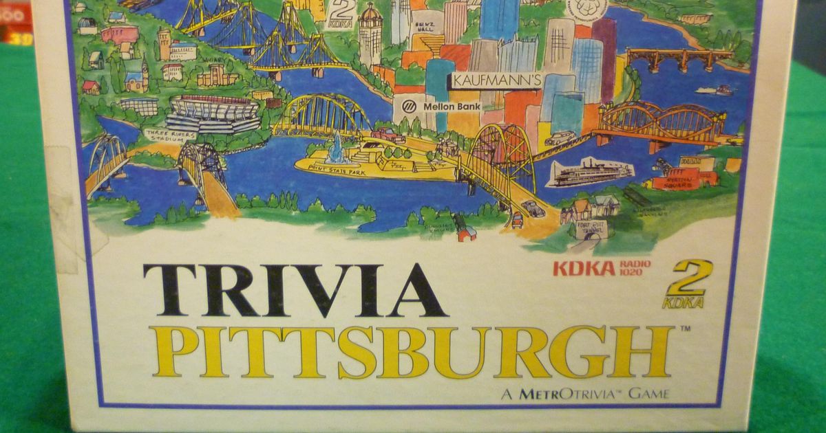 Trivia Pittsburgh | Board Game | BoardGameGeek