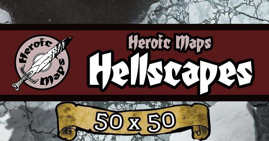 Heroic Maps Hellscapes: The 5th Level of Hell | RPG Item | RPGGeek