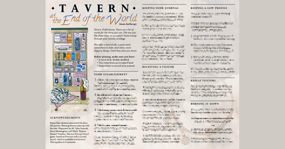 Solo RPGs on your Table - July 2024