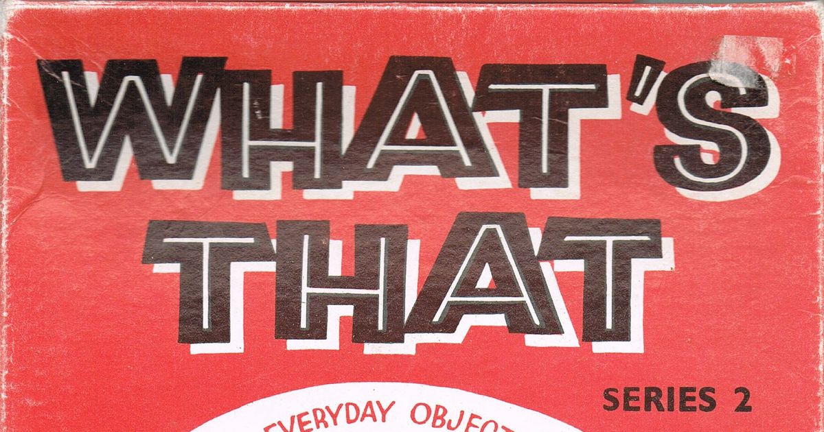 What's That? | Board Game | BoardGameGeek