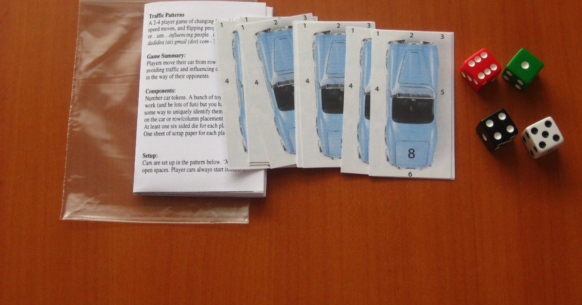 Traffic Patterns | Board Game | BoardGameGeek