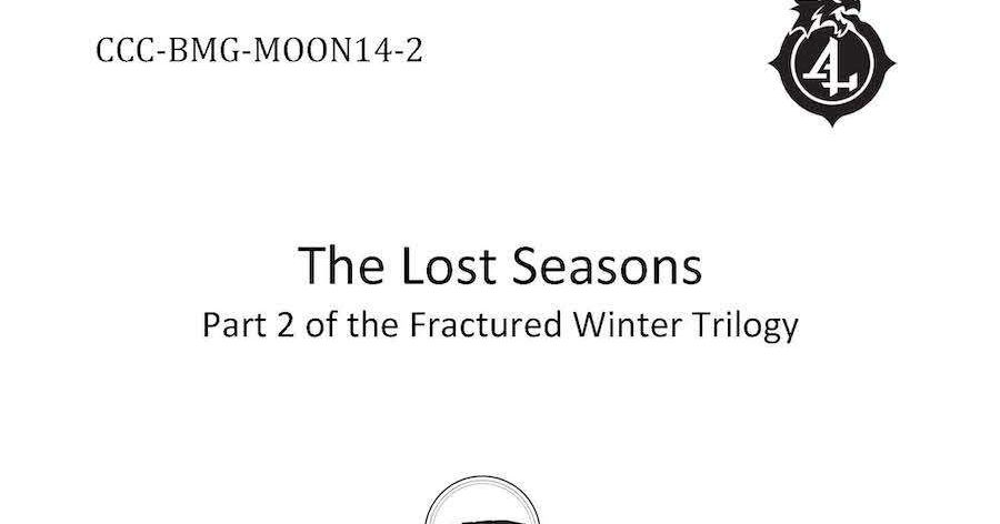 CCC-BMG-MOON14-2: The Lost Seasons | RPG Item | RPGGeek