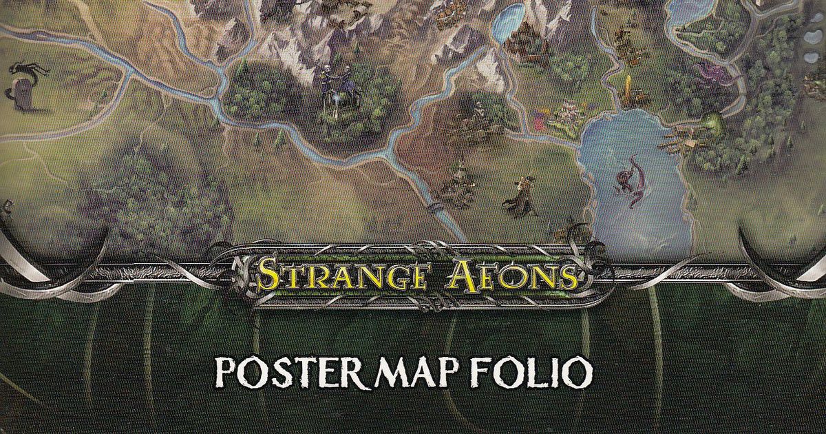 Strange Aeons Poster Map Folio | RPG Item | RPGGeek