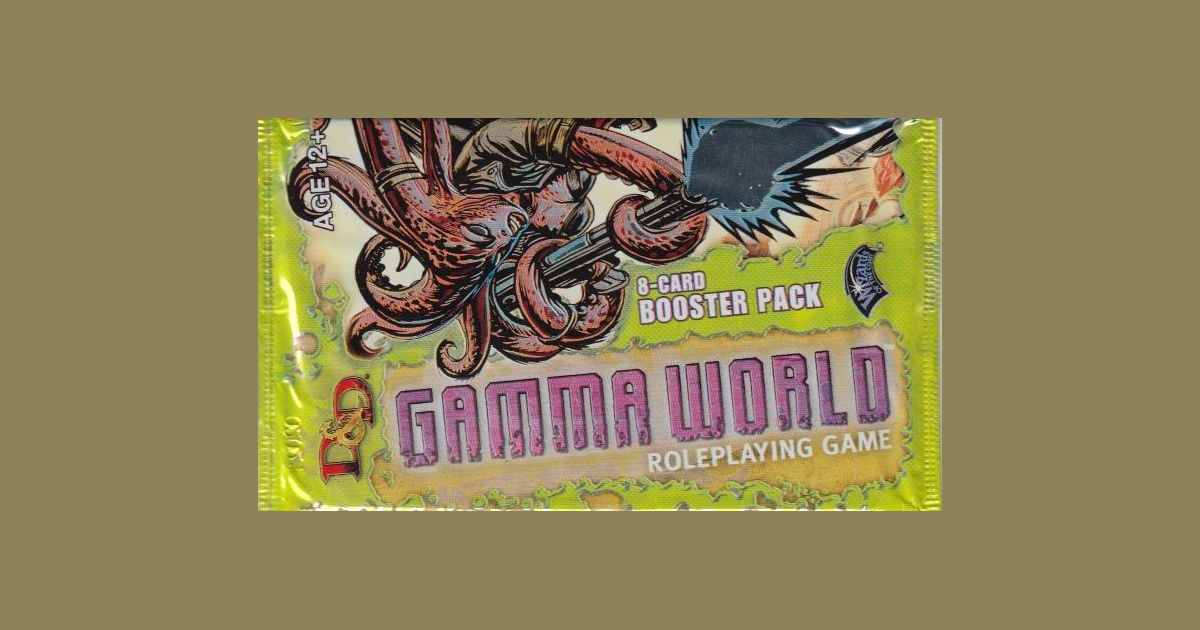 Trade List for Gamma World RPG Booster Pack Cards