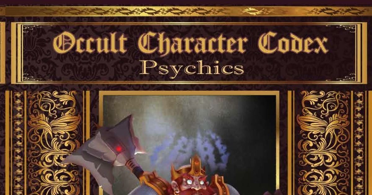 Occult Character Codex: Psychics | RPG Item | RPGGeek