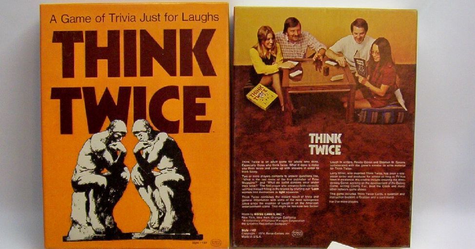 Think Twice | Board Game | BoardGameGeek