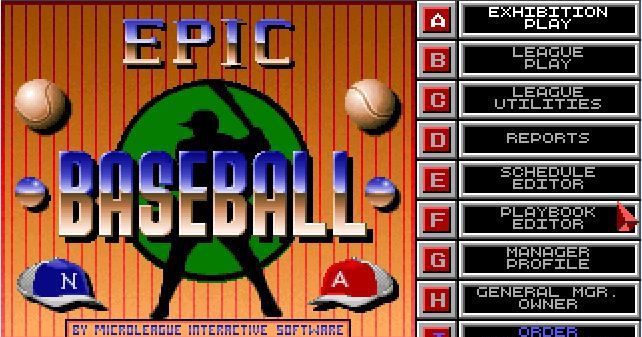 Epic Baseball | Video Game | VideoGameGeek