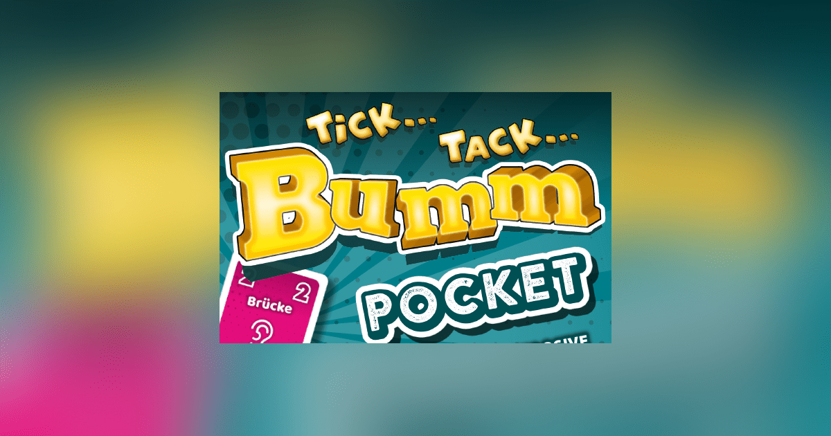 Tick Tack Bumm Pocket | Board Game | BoardGameGeek