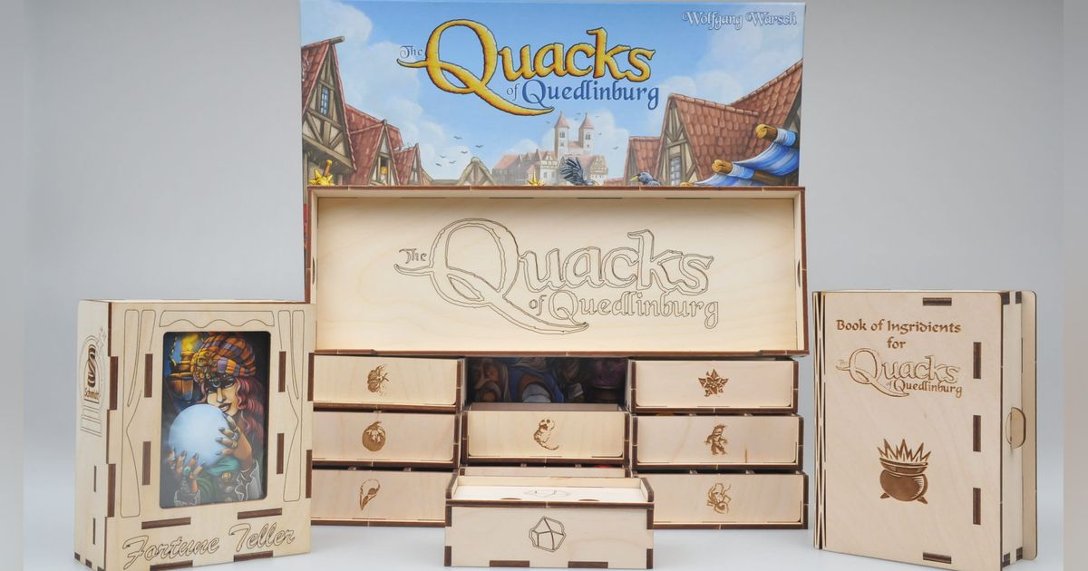 The Quacks of Quedlinburg: Quacks' Market – Meeple Realty Organizer ...