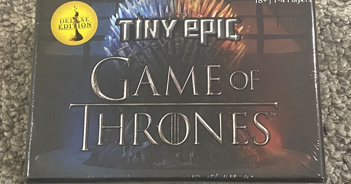 Tiny Epic Game of Thrones: Deluxe Edition | Board Game | BoardGameGeek