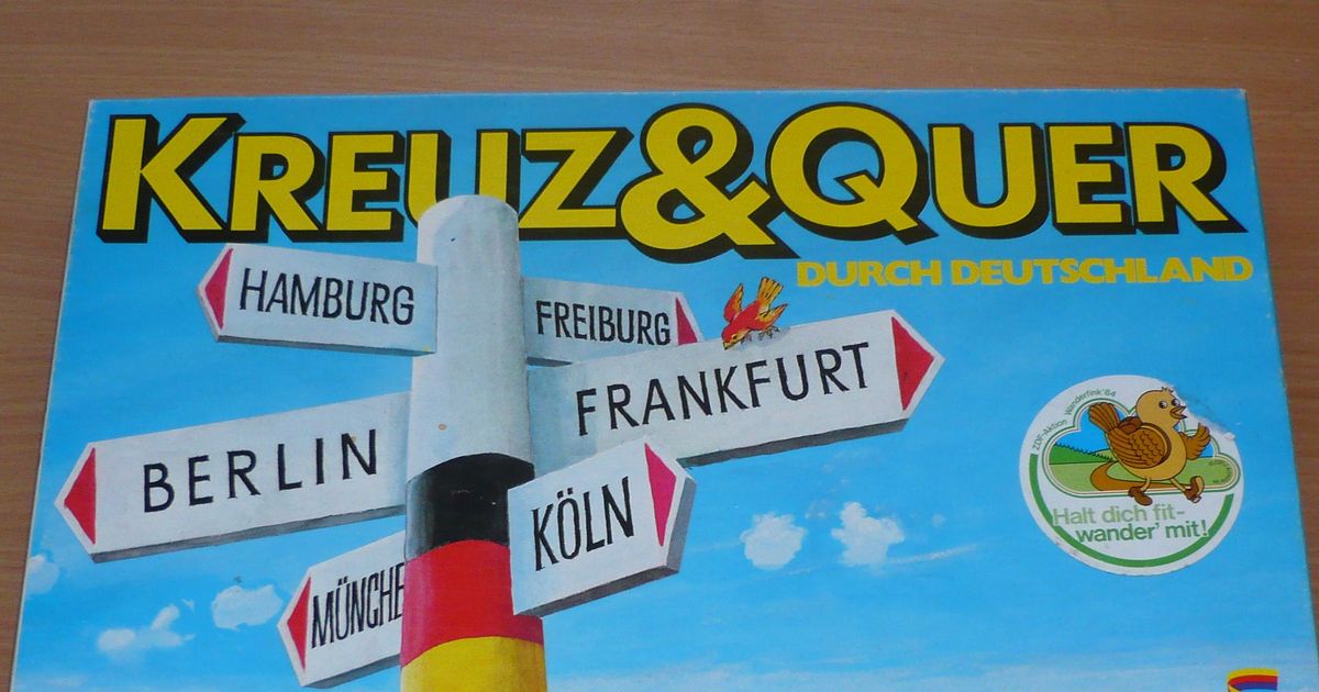 Kreuz und quer durch Deutschland | Board Game | BoardGameGeek