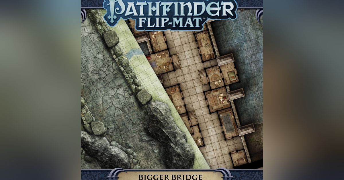 Pathfinder Flip-Mat: Bigger Bridge | RPG Item | BoardGameGeek