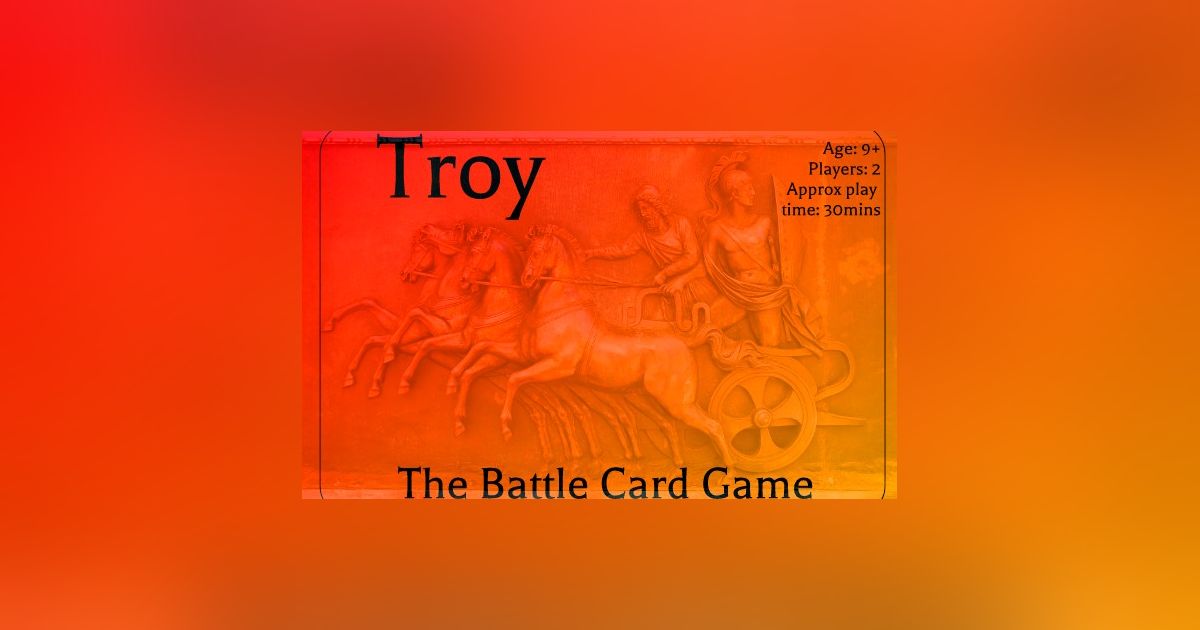 Troy: The Battle Card Game | Board Game | BoardGameGeek