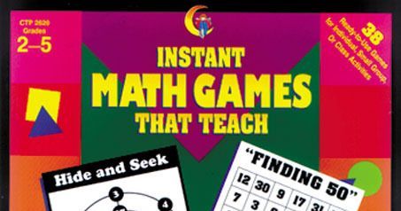 Instant Math Games that Teach | Board Game | BoardGameGeek