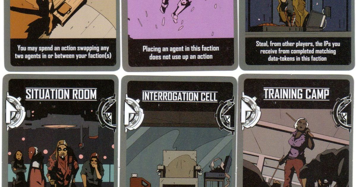 The Agents: Sites | Board Game | BoardGameGeek