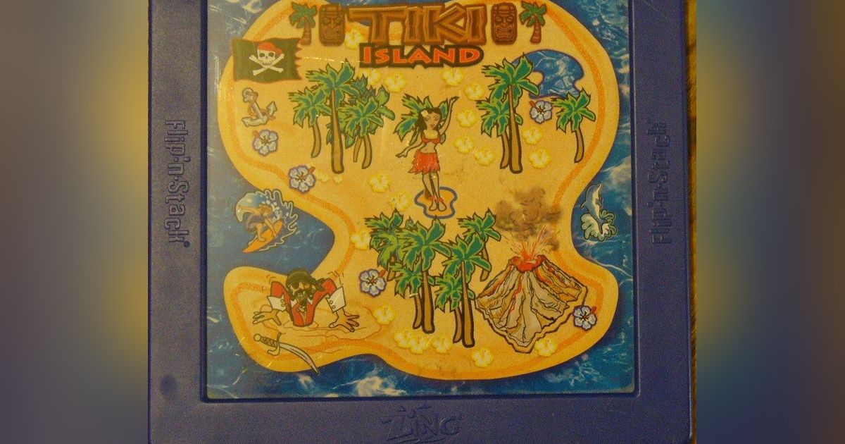 Flip-'n-Stack Tiki Island | Board Game | BoardGameGeek