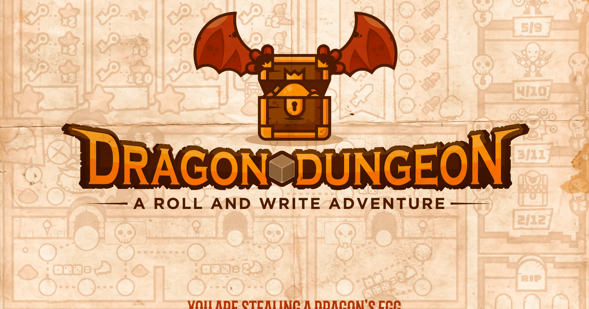 Dragon Dungeon: A roll and write adventure | Board Game | BoardGameGeek