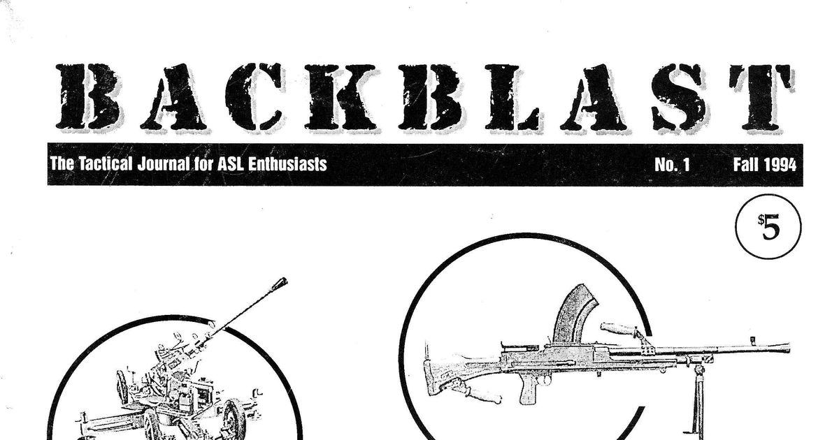 Backblast #1 | Board Game | BoardGameGeek
