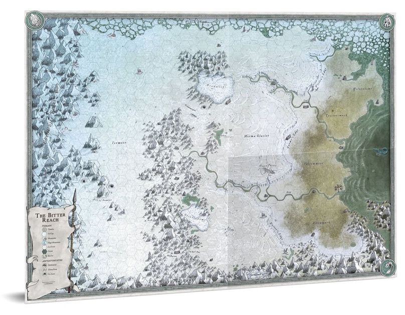 The Bitter Reach Cloth Map | RPG Item | RPGGeek