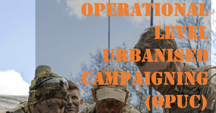 Operational Level Urbanised Campaigning (OPUC) | Board Game | BoardGameGeek