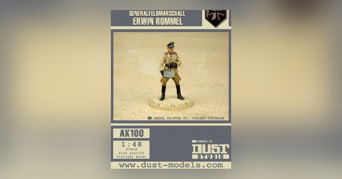 Dust Tactics: General Erwin Rommel – "Desert Fox" | Board Game ...